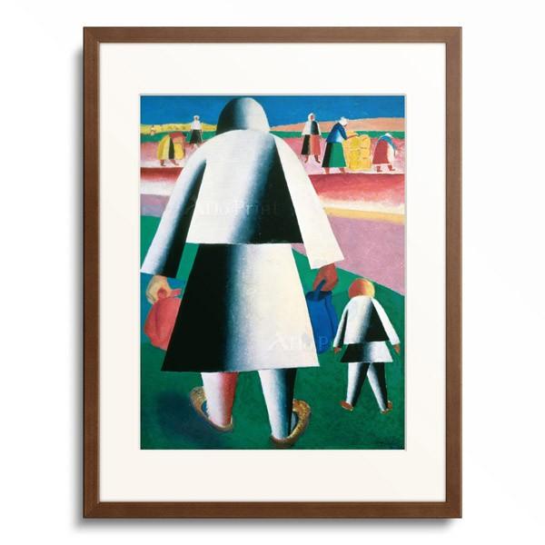 Malevich, Kasimir 1879-1935."Marfa and Wanjka", 1909/1910.Oil on canvas, 82 × 61 cm.Sch-9492St Petersburg, Russian State...