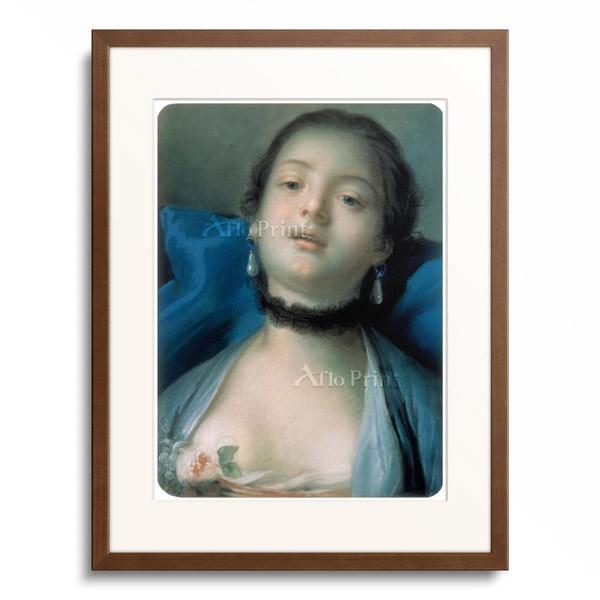 Boucher, Francois 1703-1770."Young woman", c. 1738/40.Pastel, 39 × 31cm.Moscow, Pushkin Museum.