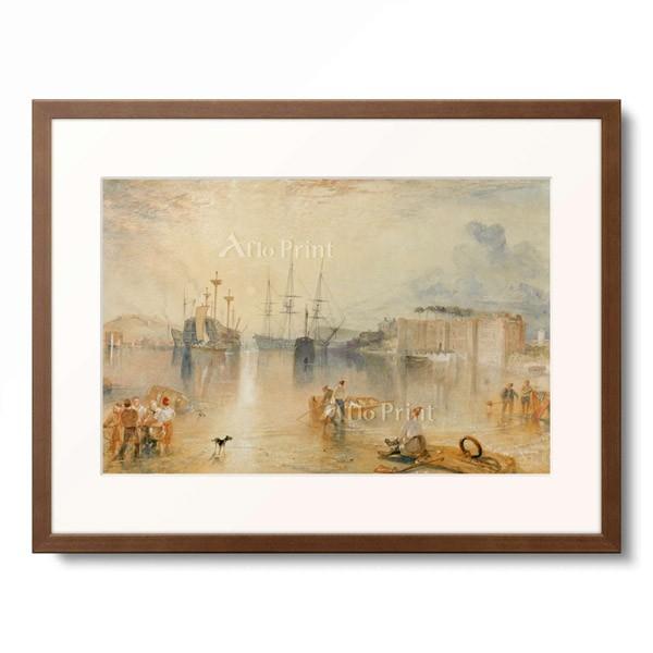 Turner, William 1775-1851."Upnor Castle", 1833(On the River Medway near Chatham).Watercolour and opaque pigment,29 × 43....
