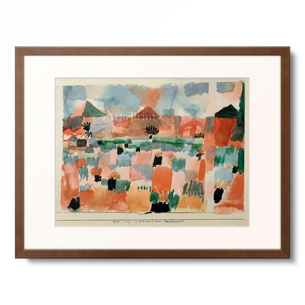 Klee, Paul,1879-1940,Swiss-German artist."St. Germain b. Tunis (inland)",(St Germain near Tunis" (up country)), 1914.(Tu...