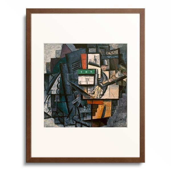 Malevich, Kasimir 1879-1935."Lady in the streetcar", 1913.Oil on canvas, 88 × 88 cm.Amsterdam, Stedelijk Museum.