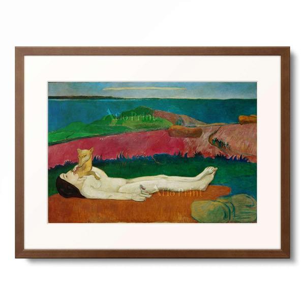 Gauguin, Paul.French painter, 1848-1903."La Perte du pucelage" (The loss of virginity (Awakening of spring).Painting, 18...