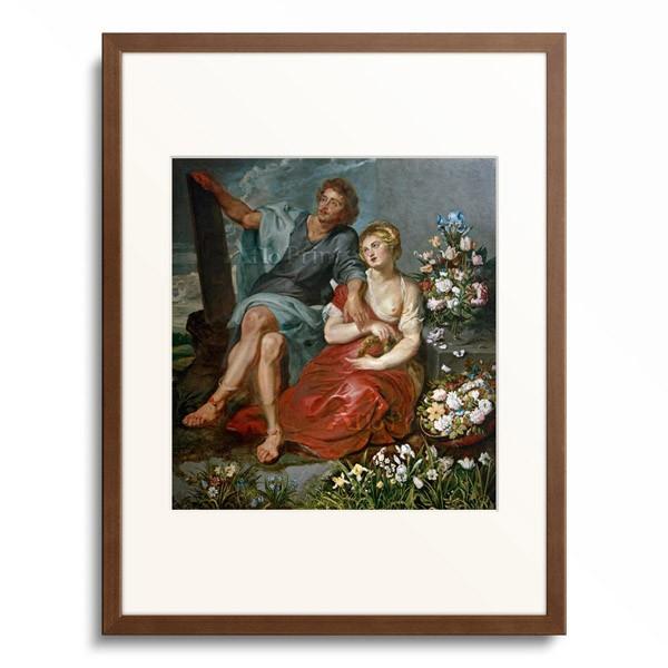 Pausias; Greek painter from Sicyon.4th century BC."Pausias and Glycera".(Pausias and his lover Glycera).Painting, c. 161...