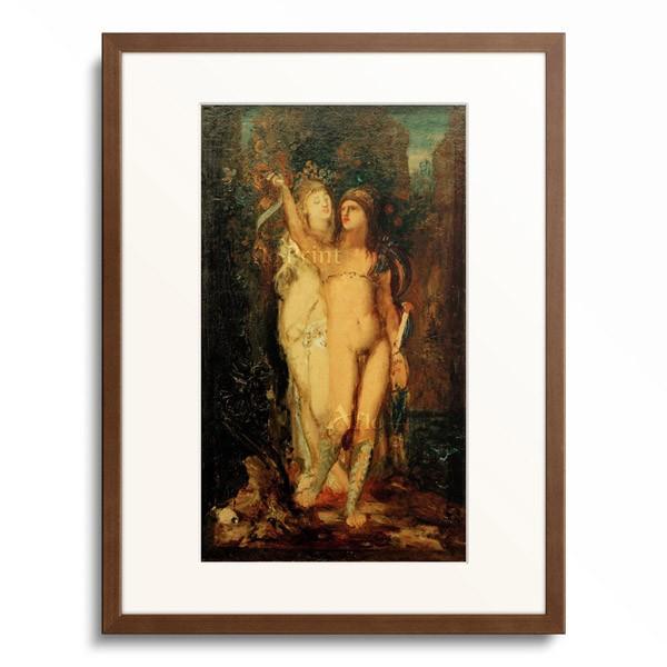Moreau, Gustave 1826-1898."Medee et Jason" (Medea and Jason),c. 1874.Oil on canvas, 58 × 35cm.Paris, Musee Gustave Moreau.