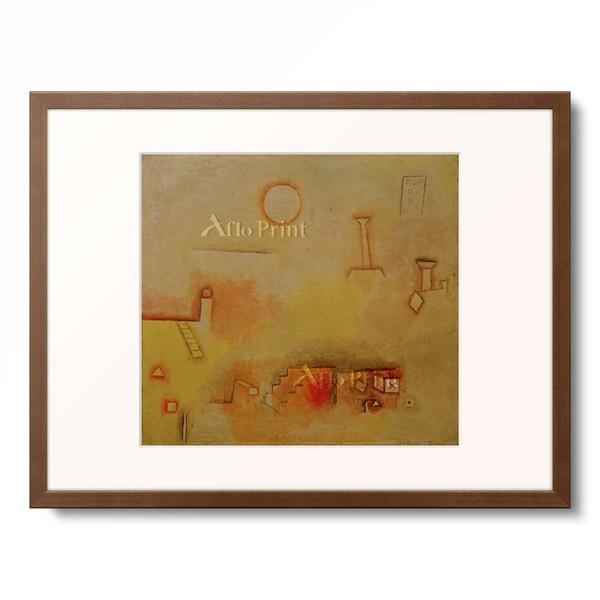 Klee, Paul 1879-1940."Reconstruction", 1926.190 (T 0) (Cut, reverse of "Untitled", Stnerson’s Collection, Bergen Kunstmu...