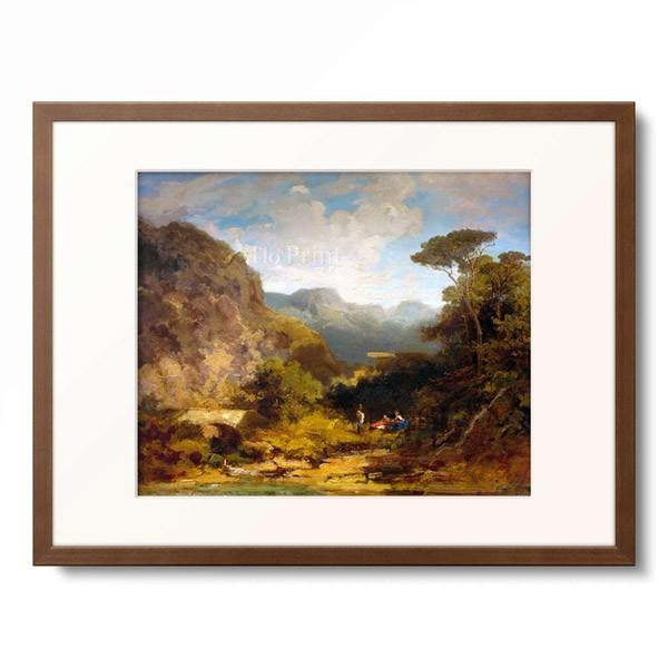 Spitzweg, Carl 1808-1885."Sudliche Landschaft", 1870/75.(Southern Landscape).Oil on tin, 24.6 × 29.3 cm.Inv. No. 2327Sch...