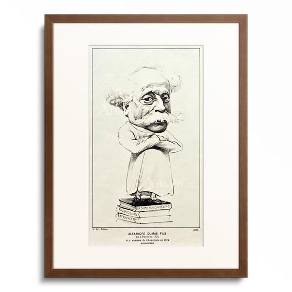 Dumas, Alexandre (Dumas fils)French writer Paris 28.7.1824 - Marly at Paris 27.11.1895."Alexandre Dumas Fils".Lithograph...