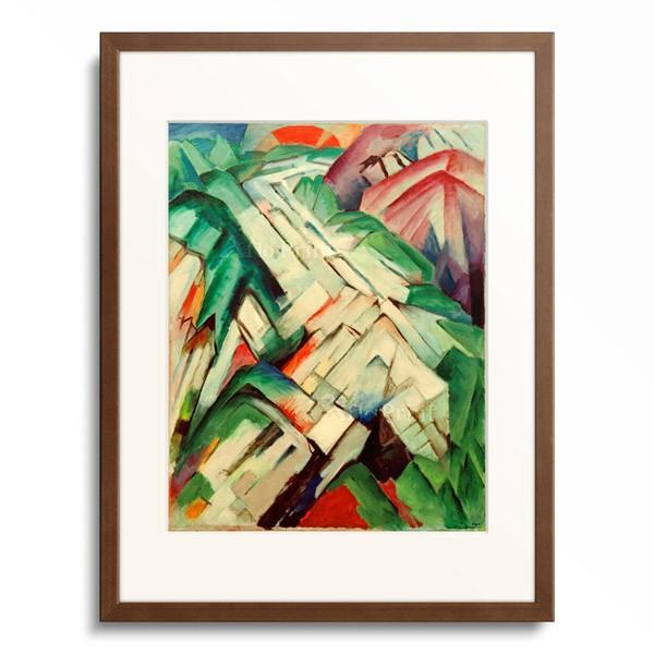 Marc, Franz 1880-1916."Steiniger Weg (Gebirge / Landschaft) "(the stony path (mountains / landscape) ),1911/12.Oil on ca...