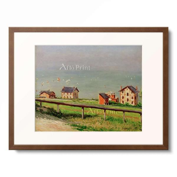 Caillebotte, Gustave 1848-1894."Regates en mer, a Trouville" (Regattas at Sea, Trouville), 1884.Oil on canvas, 60.3 × 73...