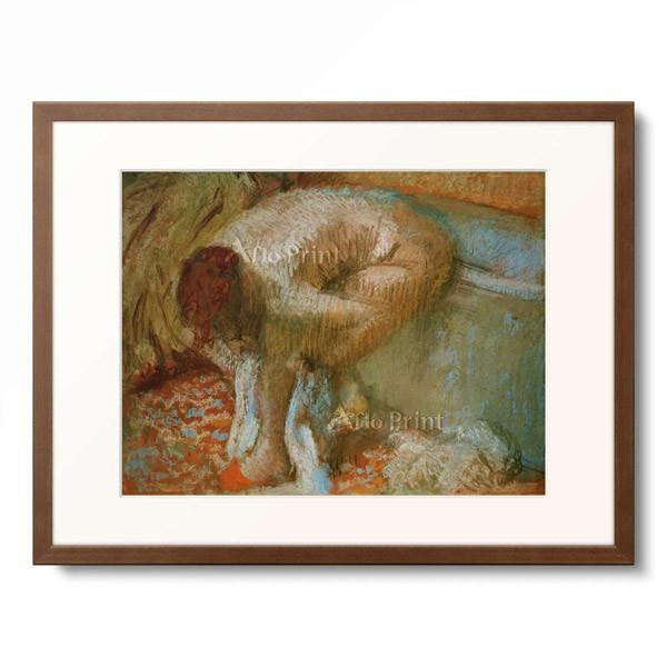 Degas, Edgar. 1834-1917."Woman drying her feet after a bath," c. 1893.Pastel drawing, 45.7 × 59 cm.Jan Krugier und Marie...