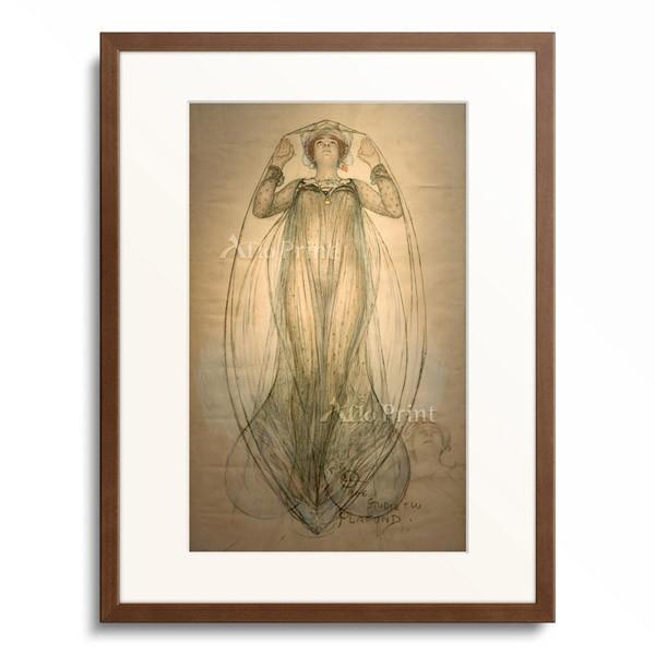 Larsson, Carl; Swedish painter, 1853-1919."Drama", 1906. (Study to "The Birth of Drama", draft for the ceiling painting ...