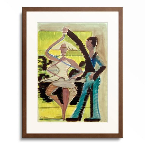 Kirchner, Ernst Ludwig,1880-1938,German painter."Tanzpaar" (Couple dancing), 1931/32. Watercolour and pencil on card, 51...