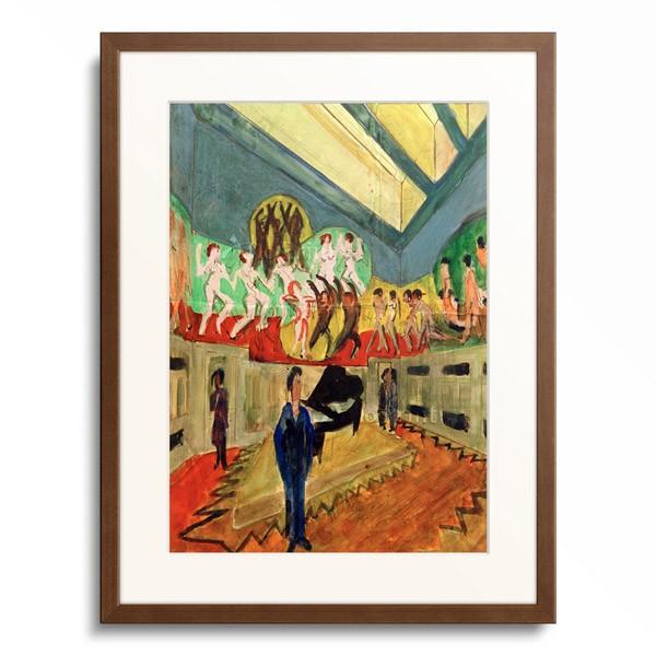 Essen (North Rhine-Westphalia, Germany),Museum Folkwang."Design for the walls of the podium in the ballroom in the Museu...