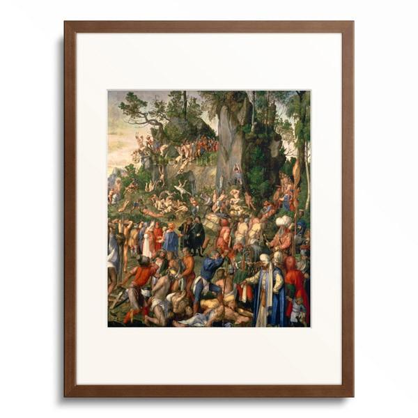 Duerer, Albrecht, 1471-1528.-"The Martyrdom of 10,000 Christians",1508. (The persecution of Christians by Hadrian, Anton...