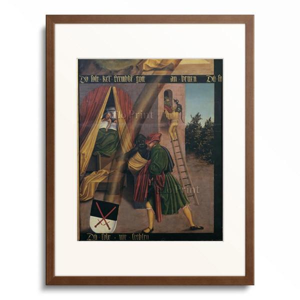 Cranach, Lucas the Elder 1472-1553."Das 7. Gebot: Du sollst nicht stehlen". (The 7th Commandment: Thou shalt not steal)....