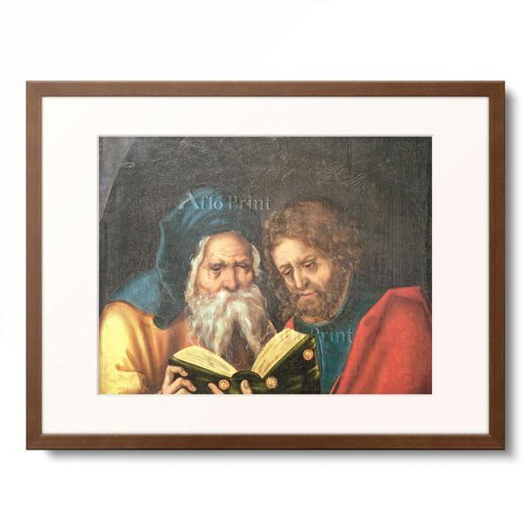 Cranach, Lucas the Elder 1472-1553."Apostles Judas (Thaddaeus) and Simon"Fragment of an altar (from Coburg?)Cranach Stud...