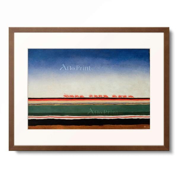 Malevich, Kasimir 1879-1935."Red Cavalry", c. 1932. (The artist wrote on the reverse: "The red cavalry rides from the Oc...