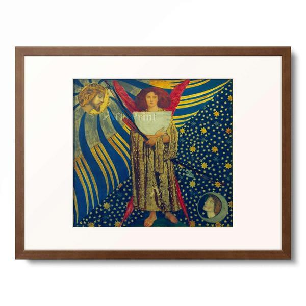 Rossetti, Dante Gabriel 1828-1882."Dantis Amor" (Dante’s Love),1860.Oil on mahogany panel,74.9 × 81.3cm.London, Tate Bri...