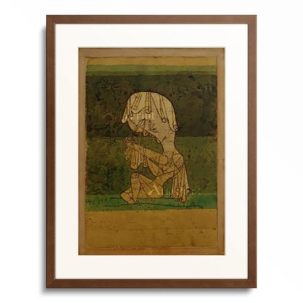 Klee, Paul 1879-1940."Die Heilige", The Saint (1921).Gouache and watercolours on paper and cardboard.45.2 × 31.1cm.The B...