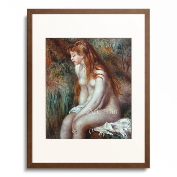 Renoir, Auguste 1841-1919."Jeune Baigneuse" (Young bather), 1892.Painting.New York, Metropolitan Museum of Art.