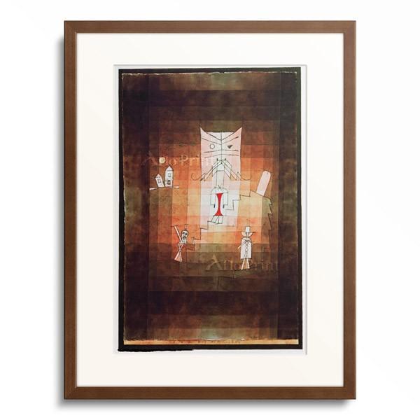 Klee, Paul; German painter. 1879-1940."Der Berg der heiligen Katze",1923, 120.Oil transfer, pencil and watercolour on pa...