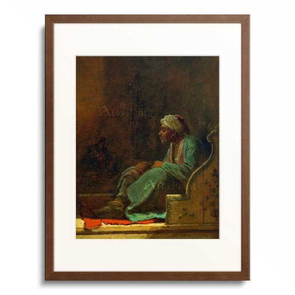 Spitzweg, Carl 1808-1885."Seated Turk", circa 1855.Oil on canvas, 31.5 × 23.3 cm.Inv. Nr. MGS 5035Schweinfurt, Museum Ge...