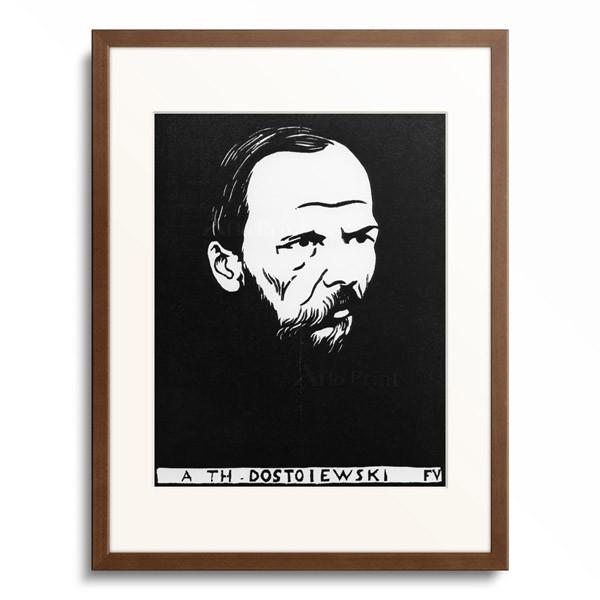 Fyodor Dostoevsky, Mikhailovich Russian writer,Moscow 11.11.1821 - St. Petersburg 9.2.1881."A Th. Dostoiewski" (For Th. ...