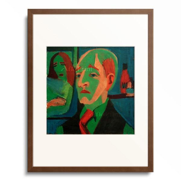 Wiegers, Jan; Dutch painter and sculptor; Kommerzij, Groningen, 31.7.1893 - Amsterdam, 30.11.1959.Portrait of Jan Wieger...