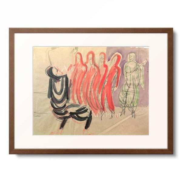 Wigman, Mary (real name Marie Wiegmann),dancer, choregrapher, dance instructor.Hanover 13.11.1886 - Berlin 18.9.1973.Mar...