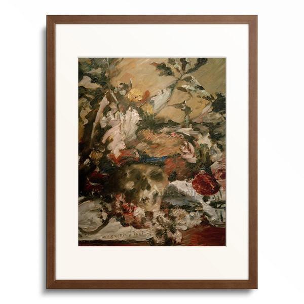 Corinth, Lovis1858-1925,German painter."Totenkopf mit Eichenlaub" (Skull withoak leaves), 1921.Oil on canvas, 91 x 71 cm...