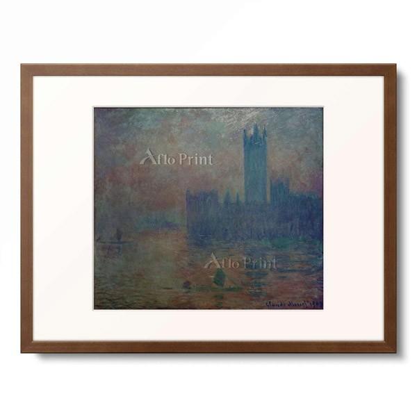 Monet, Claude 1840-1926."Le Parlement, effet de Brouillard"(Parliament, fog), 1903.(Thames with the Houses of Parliament...