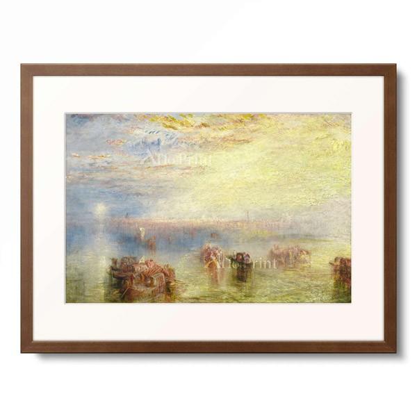 Joseph Mallord William Turner 1775-1851.Approach to Venice, 1844.Oil on canvas, 62 × 94 cm.Inv. Nr. 1937.1.110,Washingto...