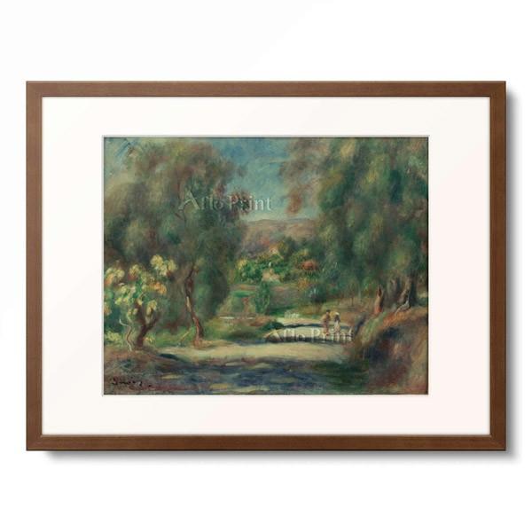 Renoir, Auguste 1841-1919."Paysage de Cagnes" (Landscape near Cagnes), 1900.Oil on canvas, 32.5 × 41cm.Baden (Switzerlan...