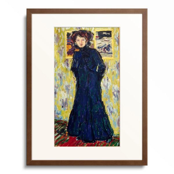 Kirchner, Ernst Ludwig 1880-1938."Doris, stehend" (Doris, standing),1906.Oil on card, 96,5 × 52,5 cm.Toronto, Envoy and ...