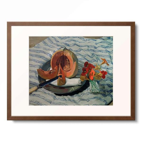 Vallotton, Felix 1865-1925."Un melon ouvert sur une serviette"(Still Life with Melon), 1924.Oil on canvas, 46 × 54.5cm.P...