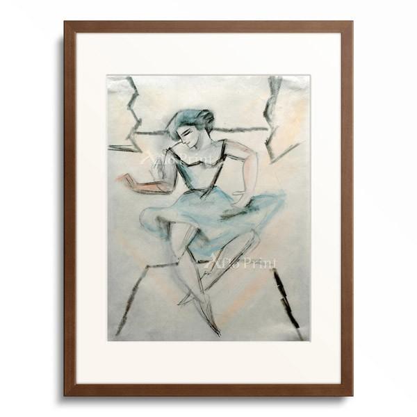 Macke, August 1887-1914."Dancer", 1912.Mixed media, 28 × 21.5cm.Dortmund, private collection.