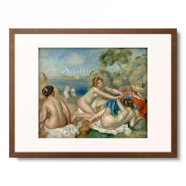 Renoir, Auguste 1841-1919."Trois baigneuses au crabe" (Three female bathers with a crab),c. 1897.Oil on canvas, 45 × 65c...
