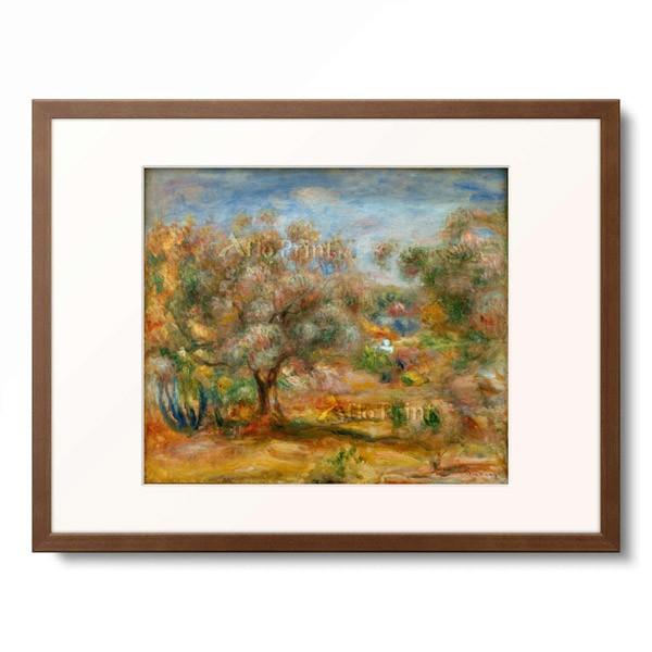 Renoir, Auguste 1841-1919."Paysage autour de Cagnes" (Landscape near Cagnes), 1909/10.Oil on canvas, 44 × 51cm.Bremen, K...