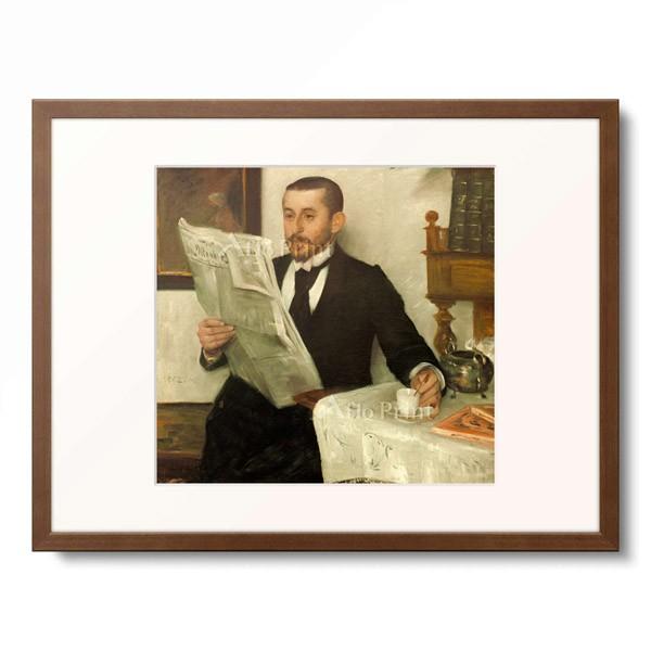 Becker, Benno; Painter; Memel 3.4.1860 -Munich 1938.- "Portrait of the painter Benno Becker"Painting, 1892, by Lovis Cor...
