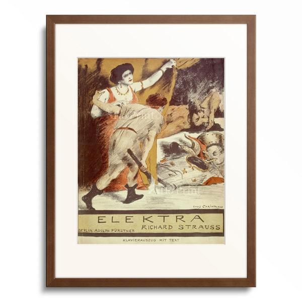 Richard Strauss, 1864-1949.Works: Elektra (op. 58, libretto by H. v. Hofmannsthal, UA Dresden, 1909).Title of the piano ...
