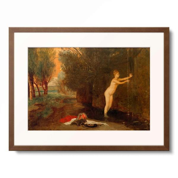 Bocklin, Arnold 1827-1901."Am Quell" (Nymph at the Spring), 1879.Oil on canvas,53 × 78cm.Loan of Foundation Merz, Vaduz....