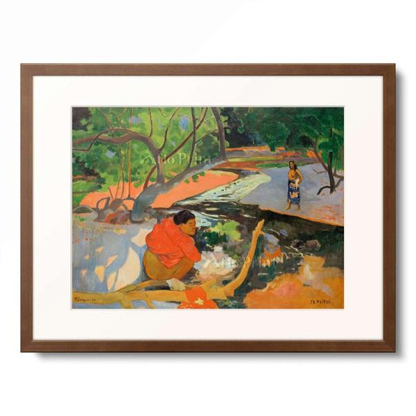 Gauguin, Paul 1848-1903."Te poi poi" (The Morning), 1892.Oil on canvas, 68 × 92cm.Collection Joan Whitney, Payson.