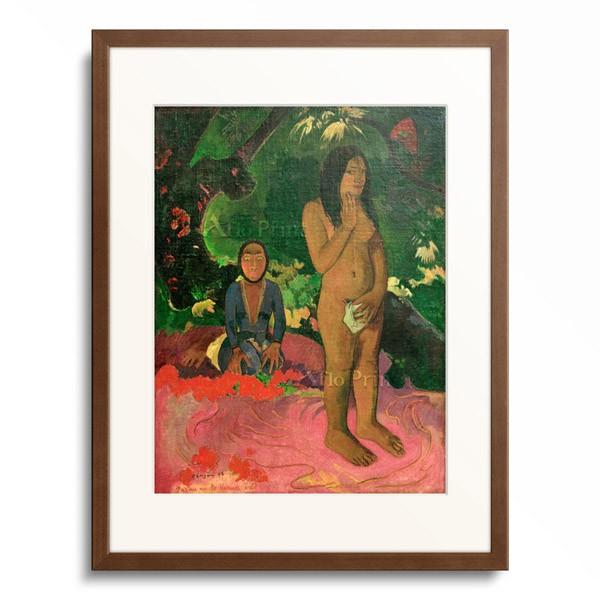 Gauguin, Paul 1848-1903."Parau na te varua ino" (Worte des Teufels), 1892.￥l auf Leinwand, 91,7 × 68,5 cm.Washington, Na...