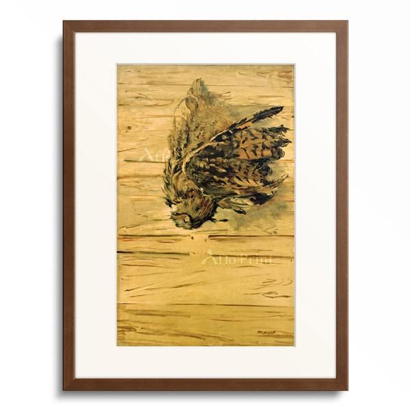 Manet, Edouard 1832-1883."Le Grand-duc" (Dead Eagle Owl), 1881.Oil on canvas, 97 × 64 cm.Zurich, G.Buehrle Collection.