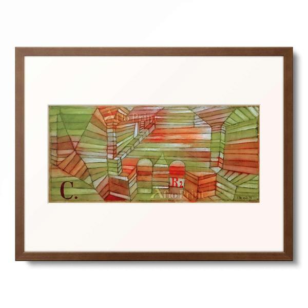 Klee, Paul 1879-1940."Hall C Entrance R 2",1920.29.Oil and pen on paper,19.7 × 44.5cm.Shizuoka, Prefectural Museum of Art.