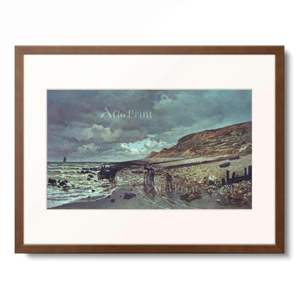 Monet, Claude 1840-1926."The Pointe de la Heve at Low Tide",1865.Oil on canvas, 90.2 × 150.5cm.Inv. Nr. AP 68.7Fort Wort...