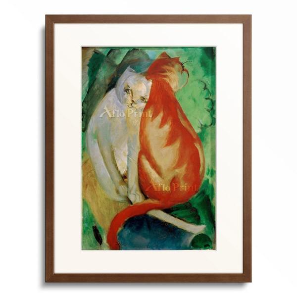 Marc, Franz,1880-1916,German painter."Cats, red and white", 1912.Oil on canvas, 52 × 35 cm.Hamburg, Dr. Rainer Horstmann...