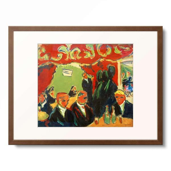 Kirchner, Ernst Ludwig 1880-1938."Wine Bar", 1909.Oil on canvas, 71 × 81cm.Bequest of Morton D. May.St Louis, The Saint ...
