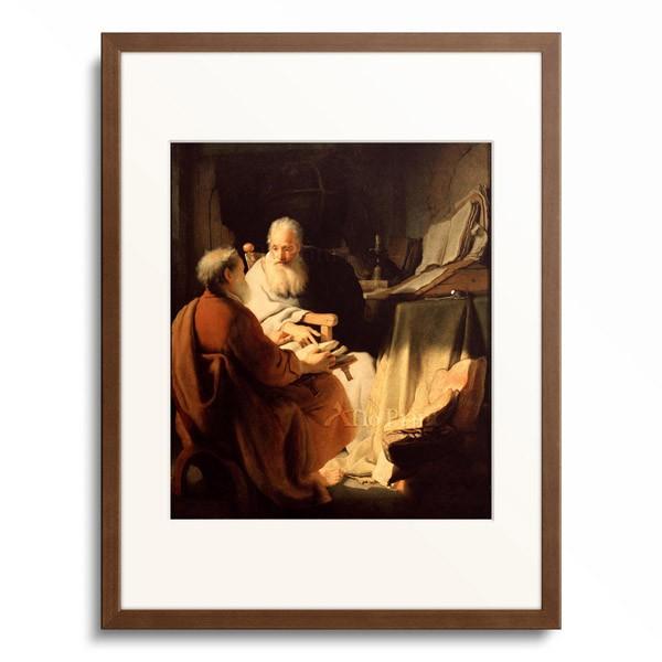 Rembrandt, Harmensz van Rijn 1606-1669."Two old men disputing", 1628.Oil on wood, 72.4 × 59.7 cm.Bequest Felton,Melbourn...