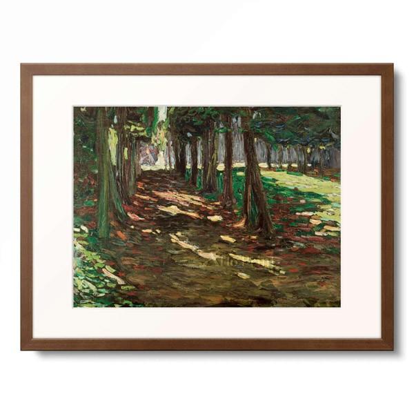 Kandinsky, Vassily. 1866-1944."In the Park of Saint Cloud", 1906.Oil on cardboard, 46.5 × 63.5 cm.Neuilly-sur-Seine, Nin...